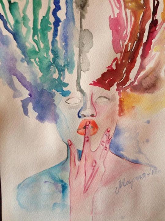 watercolor women - Art - Drawings & Illustration, People & Figures ...