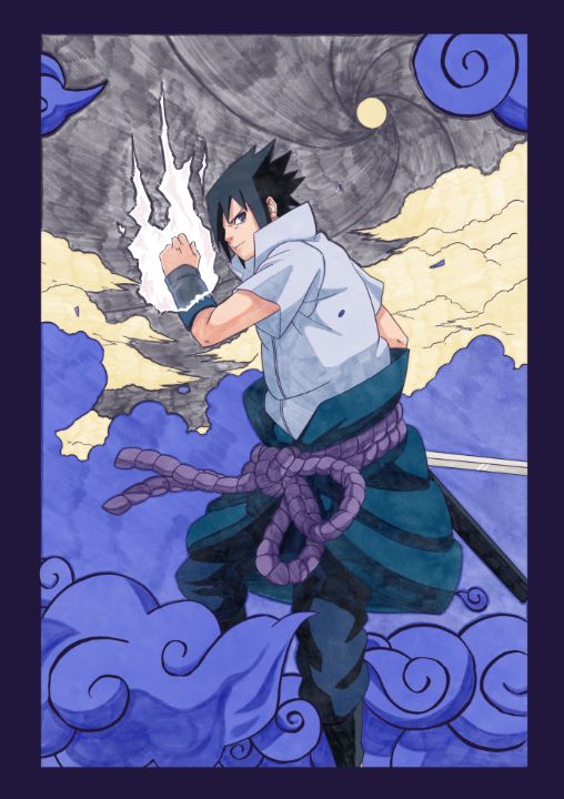 Sasuke - 3 - Naruto Art - Digital Art & AI, Entertainment, Television ...