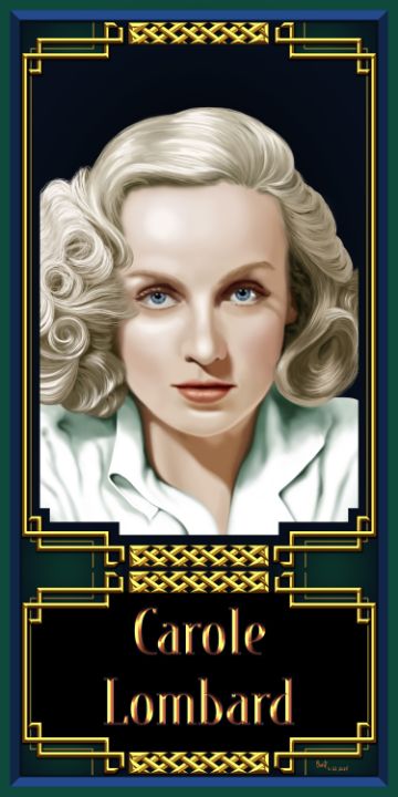 Carole Lumbard - Divas and Dangerous Women - Digital Art & AI, People ...