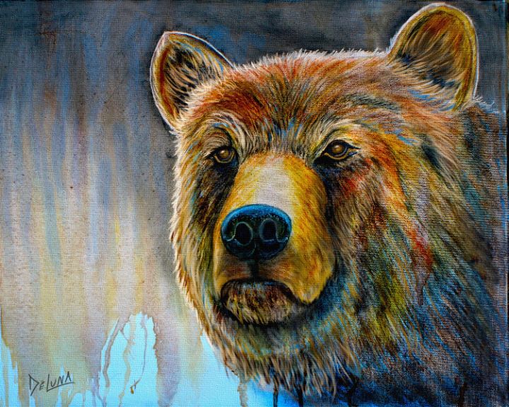 El Oso - DeLuna Arts - Paintings & Prints, Animals, Birds, & Fish ...