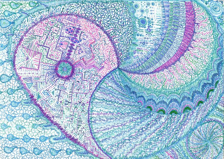 Electric Water Marvellous Painting - Allenby Art - Paintings & Prints ...