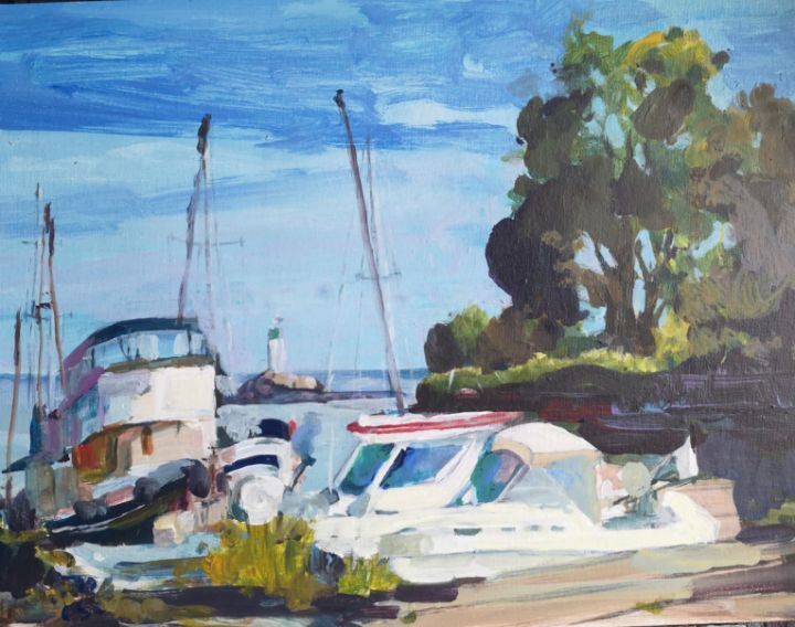 Summer Day - Hui Tong - Paintings & Prints, Vehicles & Transportation ...