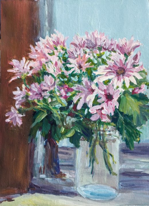 Spring pink - Hui Tong - Paintings & Prints, Flowers, Plants, & Trees ...