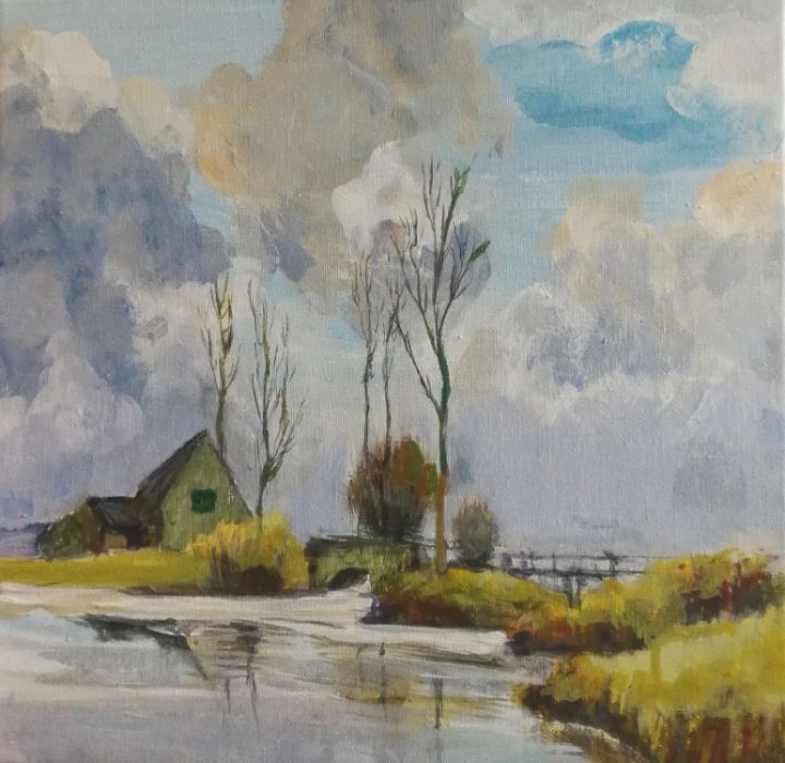 early spring - Hui Tong - Paintings & Prints, Landscapes & Nature ...