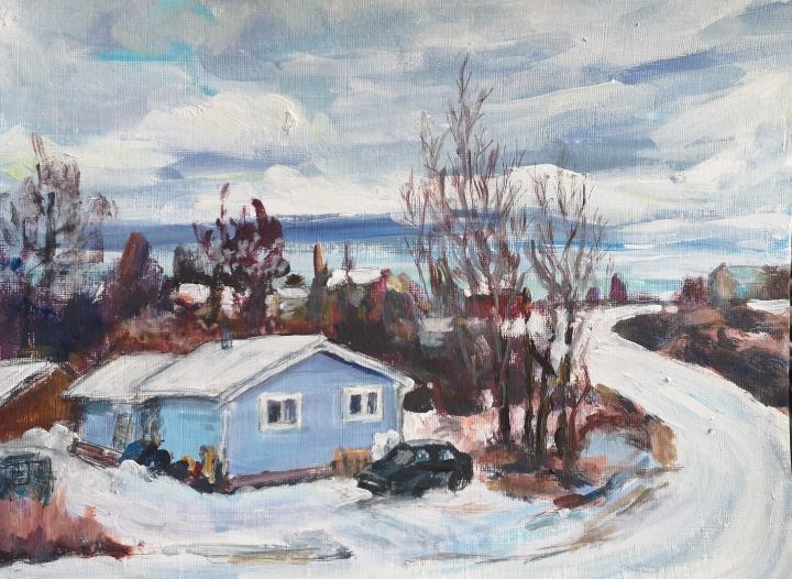 Snow in Britt - Hui Tong - Paintings & Prints, Landscapes & Nature ...
