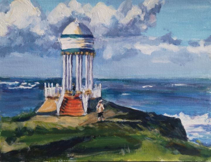 By bthe sea - Hui Tong - Paintings & Prints, Landscapes & Nature, Other ...