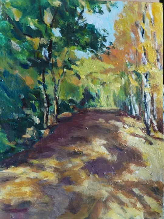 Summer Trail - Hui Tong - Paintings & Prints, Landscapes & Nature ...