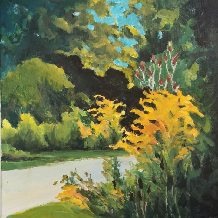 Road to the woods - Hui Tong - Paintings & Prints, Landscapes & Nature ...