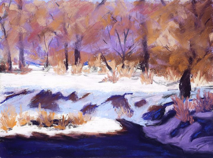 Early Snow - DianaTripp Fine Art Gallery - Paintings & Prints ...