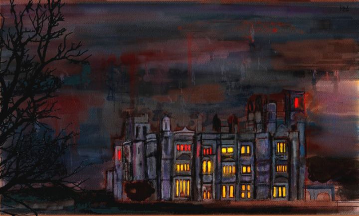 Castle of Pain - Kaikart - Paintings & Prints, Buildings & Architecture ...