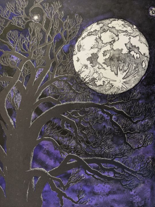 Storybook Moon - Robert Filbey - Paintings & Prints, Astronomy & Space ...