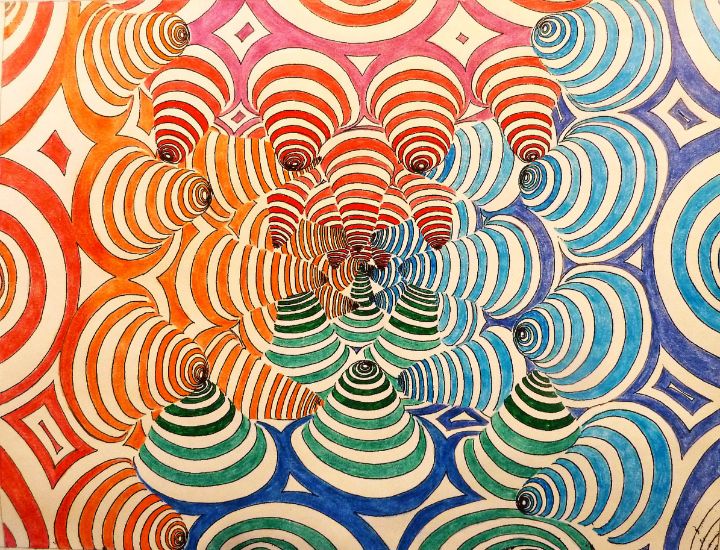 Radial Topo Asteroid Gears Color - Robert Filbey - Drawings ...