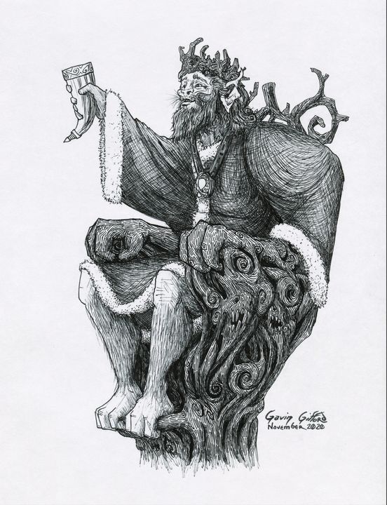 King Nuksoom - Gavin Gifford Art - Drawings & Illustration, Fantasy ...