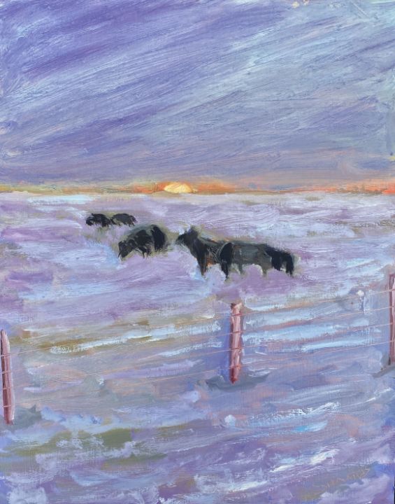 On the range - Creative Shamus - Paintings & Prints, Landscapes ...