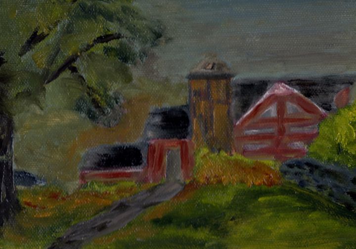 Winery - Creative Shamus - Paintings & Prints, Buildings & Architecture ... Winery - Creative Shamus - Paintings & Prints, Buildings & Architecture ...