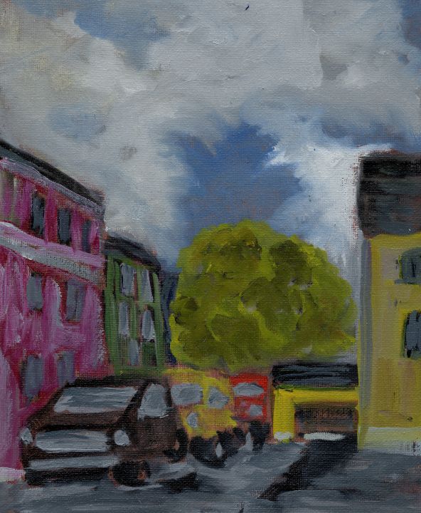 Downtown - Creative Shamus - Paintings & Prints, Buildings ... Downtown - Creative Shamus - Paintings & Prints, Buildings ...