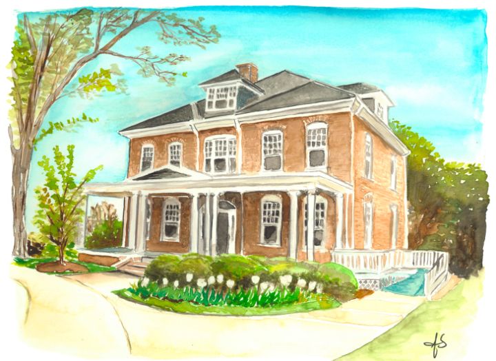 Historic Borden Building, Raleigh - The Charmed Azalea - Paintings ...