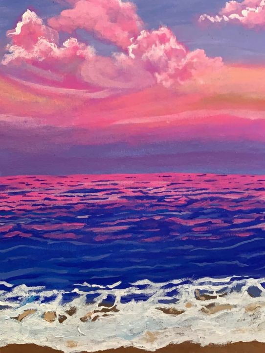 Morning Rise - K's Showcase - Paintings & Prints, Abstract, Landscape ...