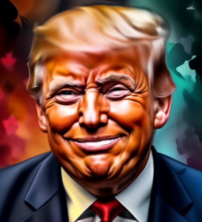 Donald Trump Amazing Art on ArtPal - JeeLa G Artist - Paintings ...