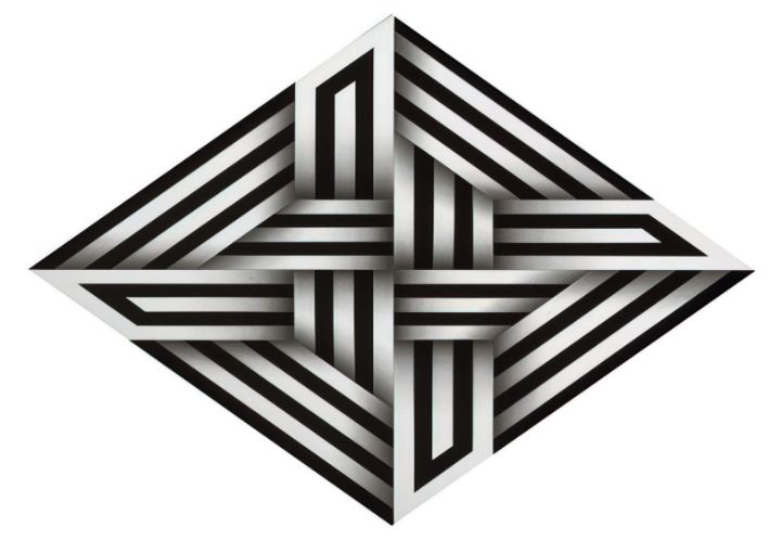 Kumo XV - 1973 - ZIDOX - Paintings & Prints, Abstract, Geometric - ArtPal