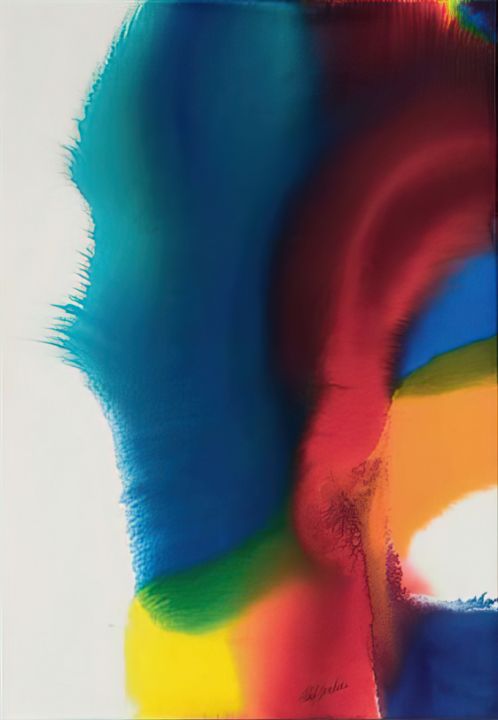 Rainbow Bleed - Color Field Painting - ZIDOX - Paintings & Prints ...