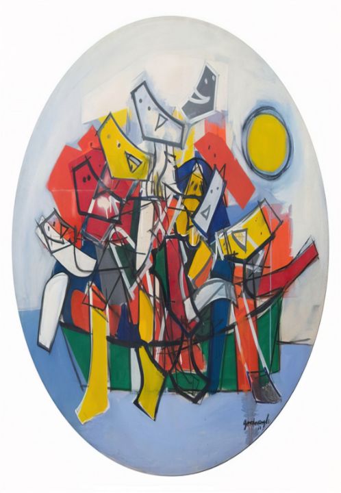 Abduction By Boat - 1963 - ZIDOX - Paintings & Prints, Abstract ...