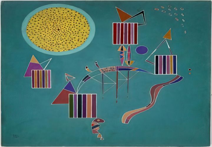 INTIME MESSAGE 1942 - ZIDOX - Paintings & Prints, Abstract, Organic ...