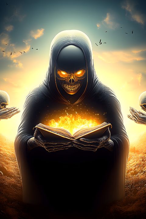 The Infernal Scribe - Vythryd Arts - Digital Art & AI, Fantasy ...