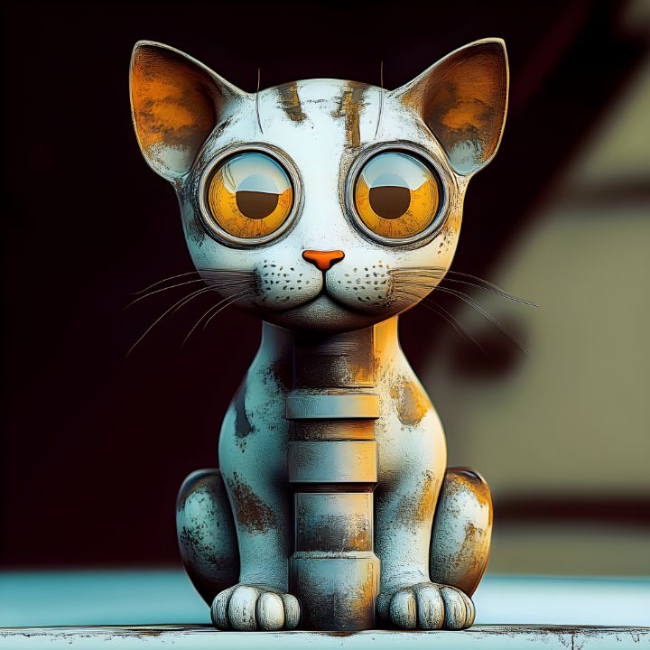 Rustborn Guardian - Vythryd Arts - Digital Art & AI, Animals, Birds ...