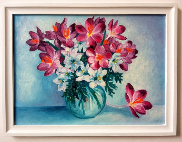 Flowers - Ina - Paintings & Prints, Still Life, Floral - ArtPal