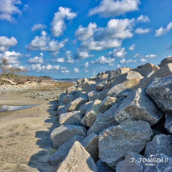 Rockwall in morning - Works By J. Johnson - Photography, Landscapes ...