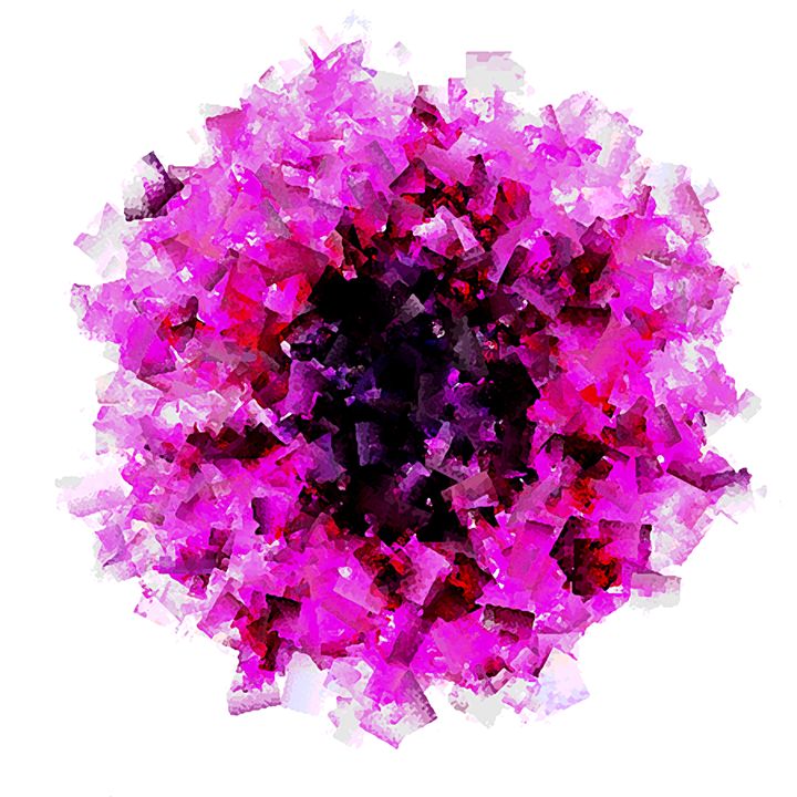 Cubic Flower - Graphic Eleven - Paintings & Prints, Abstract, Color ...