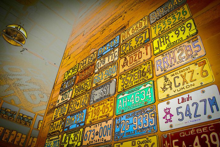 A wall of license plates - Studio 5 - Photography, Buildings ...