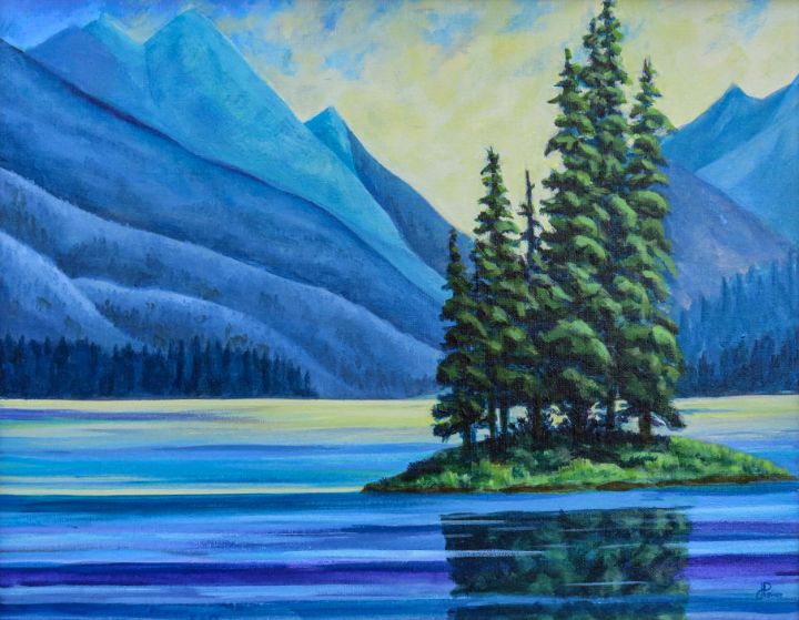 Mountain Solitude - John Power Art - Paintings & Prints, Landscapes ...