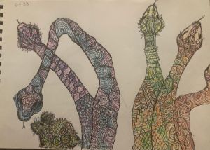 My Insides on paper - Drawings & Illustration