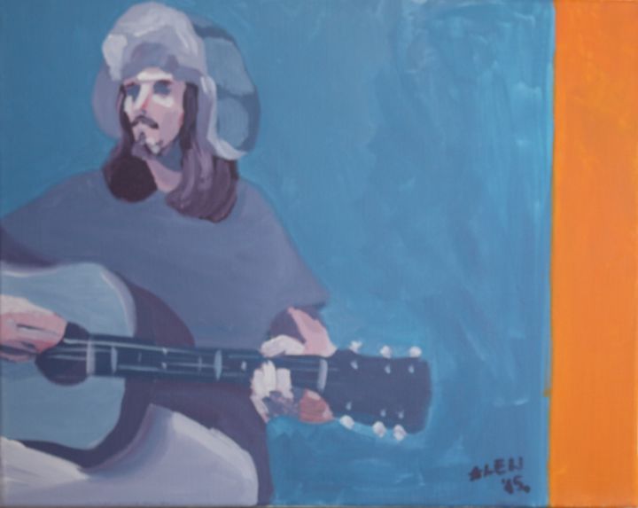 The Guitar Player - Alens Gallery - Paintings & Prints, People ...