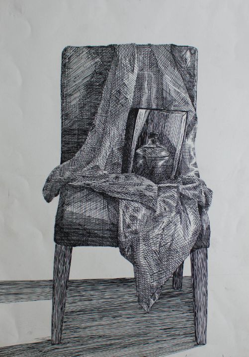 Still Life on Chair - Alens Gallery - Paintings & Prints, Still Life ...