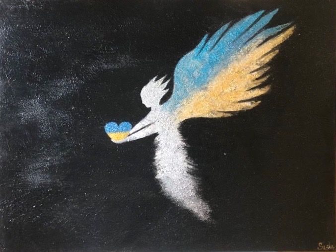 Ukrainian Angel - Slava Art Life - Paintings & Prints, Abstract ...