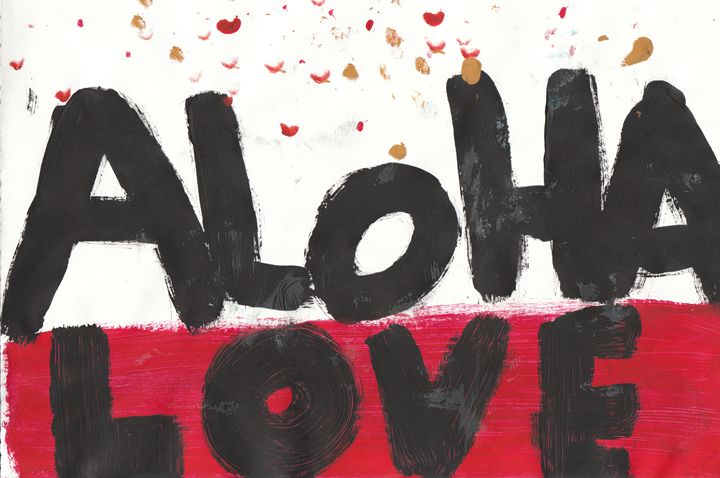 ALOHA LOVE - Ipomaile garcia - Paintings & Prints, Ethnic, Cultural ...