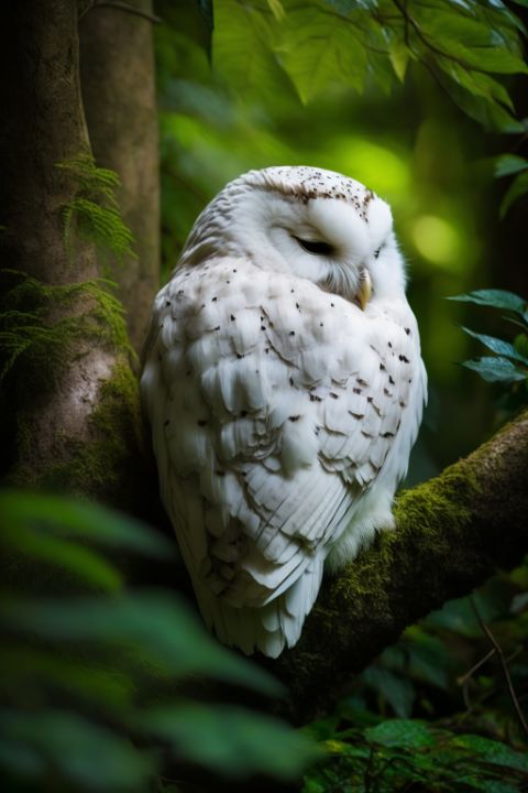 White owl 3 - Farkas40 - Digital Art & AI, Animals, Birds, & Fish ...