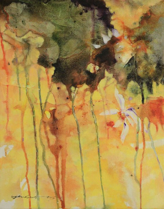 Lotus 1 - Yew Souf Art Gallery - Paintings & Prints, Flowers, Plants ...