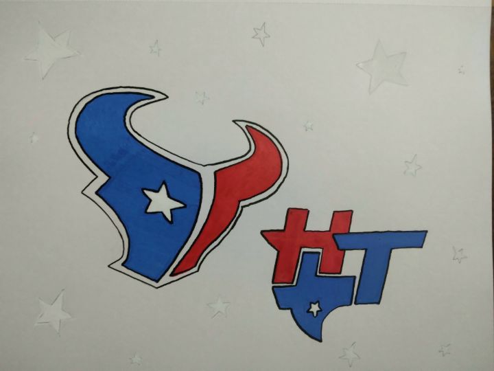 Houston Texans - The experimental artist - Drawings & Illustration ...