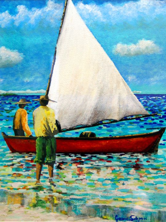 Red Destiny - Gordon Solomon Gallery - Paintings & Prints, Ethnic ...