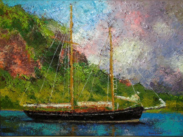 Nautical 4 - Gordon Solomon Gallery - Paintings & Prints, Places ...