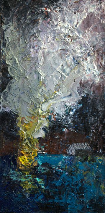 Burn fire in east end. - Gordon Solomon Gallery - Paintings & Prints ...