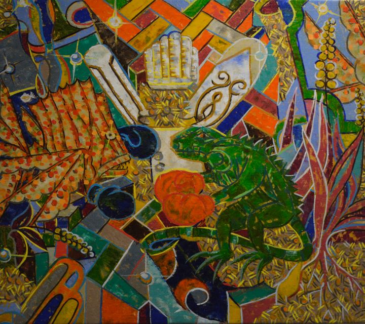 Exotic excess - Gordon Solomon Gallery - Paintings & Prints, Abstract ...