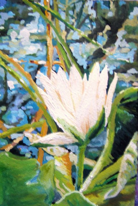 White lilly - Gordon Solomon Gallery - Paintings & Prints, Landscapes ...