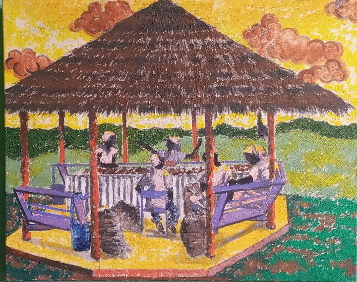 Dividing the harvest - Gordon Solomon Gallery - Paintings & Prints ...