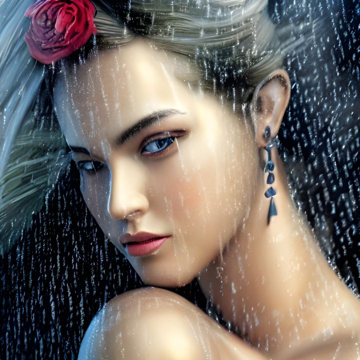Beauty in the rain - Vivid Creations - Digital Art & AI, People ...