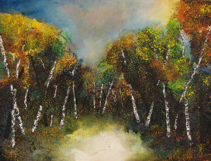 Lonely Autumn - Nelson Makes Art! - Paintings & Prints, Landscapes ...